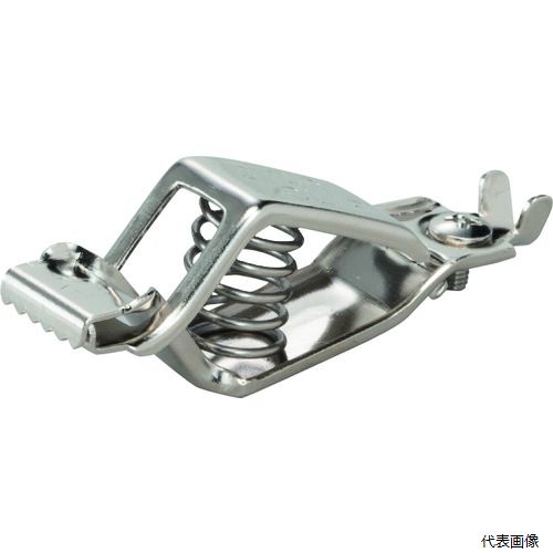 【特長】 ●くわえる力が強く、安全・正確・迅速に電路の接続ができます。 【用途】 ●電気機器・測定機器、アース用端子などに。 【仕様】 ●定格(A)：30 ●全長(mm)：67 ●最大開口寸法(mm)：20 ●本体高さ(mm)：24 ●本体...