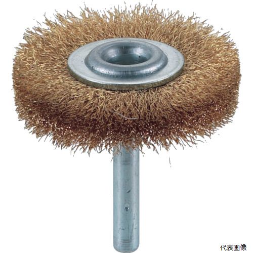 【特長】 ●市販の電動ドリルで使用可能です。 ●軸付なので取り付け交換が容易です。 【用途】 ●真鍮、銅製品および合金製品の研磨。 ●電動ドリル、卓上ボール盤。（最高使用回転数以下で使用してください） 【仕様】 ●線径(mm)：0.15 ●...