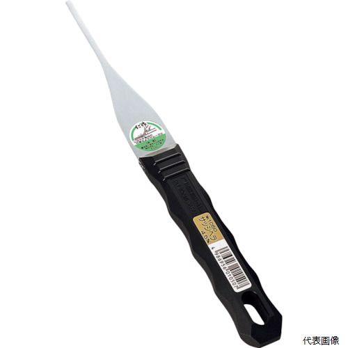 【特長】 ●サッシなどの細い部分にピタッとはまります。 【用途】 ●玄関・窓サッシのすき間の汚れ、ゴミ落としに。 【仕様】 ●全長(mm)：240 ●刃幅(mm)：24 ●刃厚(mm)：1.2 ●刃物用ステンレス鋼 【材質／仕上】 ●ヘラ部...