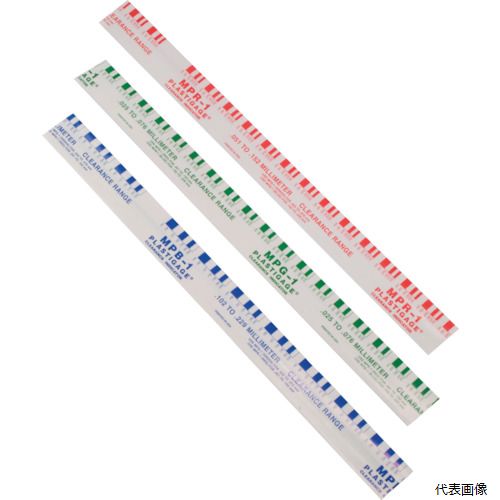 【特長】 ●測定部のメタル等を油膜による誤差が出ないよう脱脂します。 ●脱脂した測定部にゲージを載せメタルを規定値で締め付けた後、また外します。 ●メタルを外すとゲージが潰れて広がっているので、包み袋に印刷されている幅に合わせて数値を読み取...