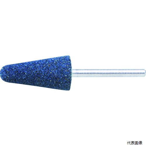 【特長】 ●一般鋼材、鋳物、炭素鋼の生材用です。 ●靭性の高いA（アランダム）砥材で作られた軸付砥石です。一般研削に幅広く使用できます。 【用途】 ●高硬度A（ブルー）軸付砥石。最適：鋳物、一般鋼材、低炭素鋼、炭素鋼（生材）。適：ダクタイル...
