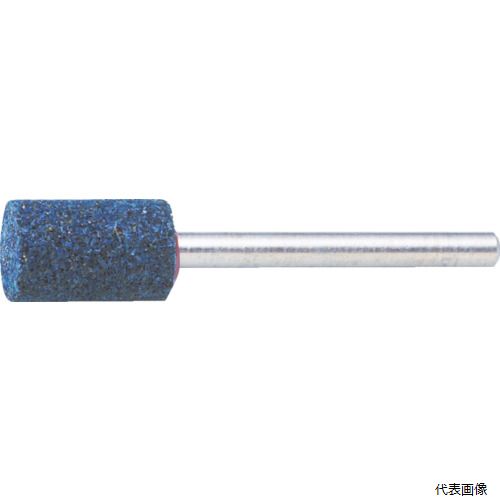 【特長】 ●一般鋼材、鋳物、炭素鋼の生材用です。 ●靭性の高いA（アランダム）砥材で作られた軸付砥石です。一般研削に幅広く使用できます。 【用途】 ●高硬度A（ブルー）軸付砥石。最適：鋳物、一般鋼材、低炭素鋼、炭素鋼（生材）。適：ダクタイル...