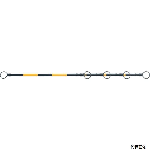 【特長】 ●長さが1.3〜2mに伸縮しますので使用場所によって、長さを調節することができます。 ●反射テープ付で夜間でも安心です。 【用途】 ●工事現場や駐車場に。 【仕様】 ●色：イエロー/ブラック ●幅(mm)：35 ●長さ(m)：1....