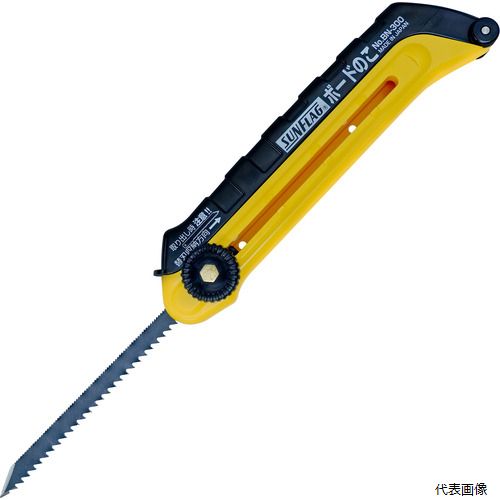 【特長】 ●刃の長さが調整でき、刃厚も厚く、スムーズな切り込みができます。 【用途】 ●石こうボード、天井用吸音テックスなどの加工に。 【仕様】 ●刃長(mm)：120 ●全長(mm)：248 ●替刃(押切/引切用)2枚入 【材質／仕上】 ...