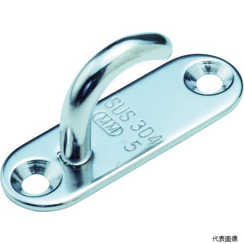 【特長】 ●設置幅の狭い面でも取り付け可能です。 ●皿頭のねじをご使用ください。 【用途】 ●支柱や壁面等の取り付けに。 【仕様】 ●吊下荷重(N/kgf)：98/10 ●A(mm)：15 ●D(mm)：5 ●B1(mm)：45 ●H(mm...