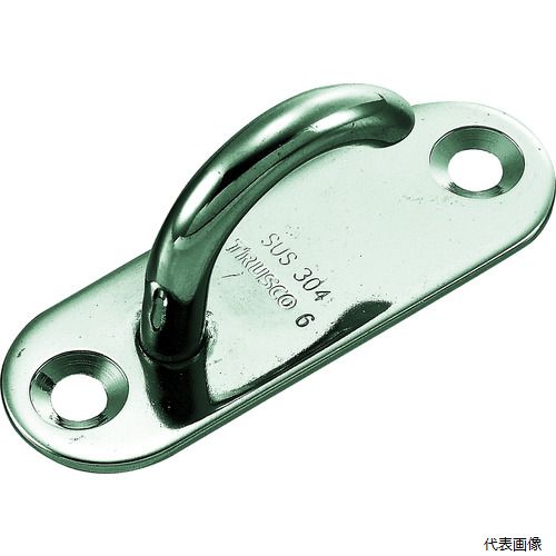 【特長】 ●設置幅の狭い面でも取り付け可能です。 ●皿頭のねじをご使用ください。 【用途】 ●支柱や壁面等の取り付けに。 【仕様】 ●吊下荷重(N/kgf)：147/15 ●A(mm)：20 ●D(mm)：6 ●B1(mm)：60 ●H(m...