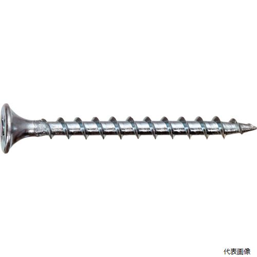 【特長】 ●保持力は釘の約5倍です。 ●木材用に適しています。 【用途】 ●木材用。 【仕様】 ●ねじ部長さ(mm)：35 ●タイプ(全ねじ/半ねじ)：全ねじ ●適合ドライバー：プラスNo.2 ●寸法(mm)d×全長：M3.8×41 【材質...