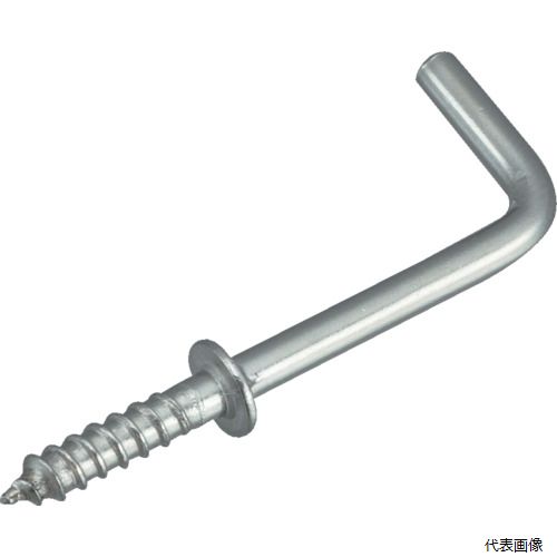 【用途】 ●木下地の壁面などにねじ込み、吊り、固定金具に。 【仕様】 ●耐荷重(kg)：3.5 ●線径(mm)：3.1 ●S(mm)：16 ●D(mm)：28 ●A(mm)：15.5 【材質／仕上】 ●ステンレス（SUS304） 【入数】 ...