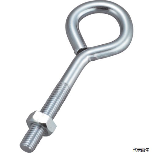 【特長】 ●首下が長いので、厚みのある部材に使用できます。 【用途】 ●機械器具類の吊り上げなど、一般の荷役に。 ●使用荷重(kN)：0.63 ●A(mm)：73 ●B(mm)：40 ●D(mm)：7 ●H(mm)：34 ●L(mm)：20...