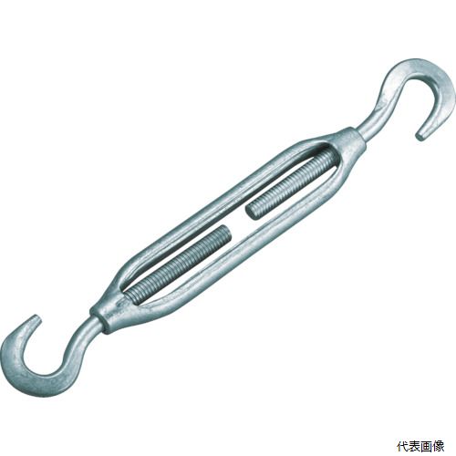 【特長】 ●枠を回転させると、緩めたり、締めたりすることができます。 【用途】 ●ワイヤロープやタイロッドなどの張り具合の調節に。 【仕様】 ●使用荷重(kN)：0.58 ●ねじ径：5/16 ●L(mm)：93 ●W(mm)：21 ●S(m...