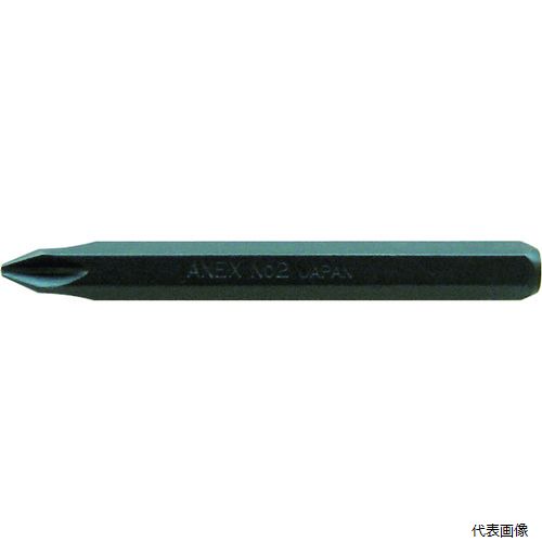 【特長】 ●対辺8mm六角軸、片頭ビット対応です。 【仕様】 ●刃先：［［＋］］No.2×80 ●全長(mm)：80 ●適応本体：1900 【材質／仕上】 ●特殊合金鋼 【入数】 ●1本 他のサイズはこちら 在庫のない商品は検索に表示されな...