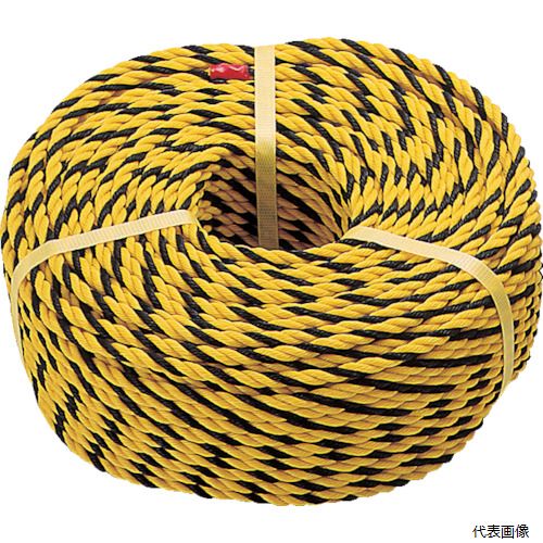 【特長】 ●安全標識、区画整理用として使用できる黒色と黄色の2色のトラロープです。 ●使用範囲が広がる長尺タイプです。 【用途】 ●立入禁止・危険区域の表示。 【仕様】 ●色：黄/黒 ●線径(mm)：7.5 ●長さ(m)：50 ●包装形態：...
