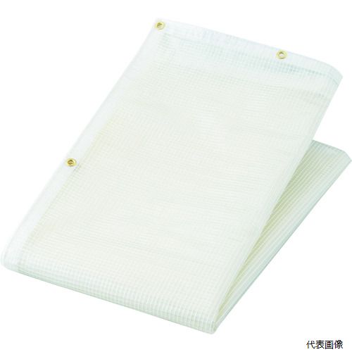 【特長】 ●焼却時ダイオキシンを発生しません。 ●糸が入っているので強度に優れ、中が見える透明性の高いシートです。 ●消防法で定められた防炎物品です。（防炎2類） ●下部にチェーンが入っています。 【用途】 ●工場や作業現場の間仕切りカーテ...