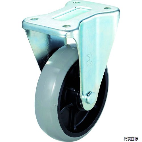 【特長】 ●ナイロンホイールを採用しているため軽量です。 【用途】 ●事務機器や家具、運搬車や軽量ラック等、幅広い用途に。 【仕様】 ●許容荷重(daN)：100 ●許容荷重(kgf)：102.0 ●車輪径D(mm)：100 ●車輪幅(mm...