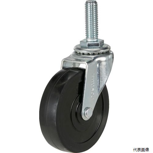 【特長】 ●軽量物運搬用ツールワゴンやパイプワゴンに最適です。 ●小スペースでも取り付け可能です。 【用途】 ●軽量物運搬用ツールワゴンやパイプワゴンに最適です。 【仕様】 ●許容荷重(daN)：40 ●許容荷重(kgf)：40.8 ●車輪...