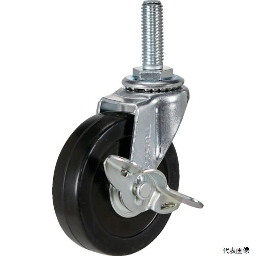 【特長】 ●軽量物運搬用ツールワゴンやパイプワゴンに最適です。 ●小スペースでも取り付け可能です。 【用途】 ●軽量物運搬用ツールワゴンやパイプワゴンに最適です。 【仕様】 ●許容荷重(daN)：40 ●許容荷重(kgf)：40.8 ●車輪...