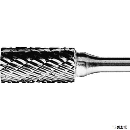 【特長】 ●独自開発の刃形状により、高速回転使用時にバーが不用意に被切削物に喰いこんでしまうことがないため、滑らかに加工でき能力アップに貢献します。 【仕様】 ●形状：円筒(ダブルカット) ●刃径(mm)：6.3 ●刃長(mm)：12.7 ...