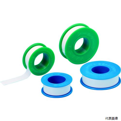 【特長】 ●未焼成のPTFEを押出機で押し出し、圧延してテープ状にした製品です。 ●ねじ継手に巻くだけで簡単にシールできます ●摩擦係数が小さくねじ込みが簡単で、焼付もなく脱着も非常に簡単です。 ●見掛け密度0.75g/ml以上1.14g/...