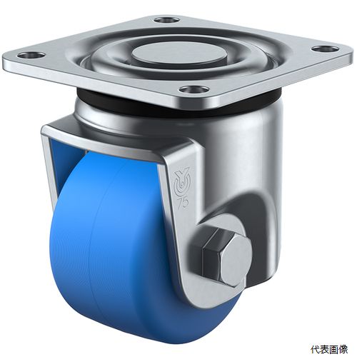 【特長】 ●大型機械・装置などの重量物用に設計された小型低床式重荷重用キャスターです。 ●耐熱性、耐寒性、耐摩耗性に優れており、床面を傷つけにくくなっています。 【用途】 ●機械装置などの搬入、設置に最適です。 【仕様】 ●許容荷重(daN...