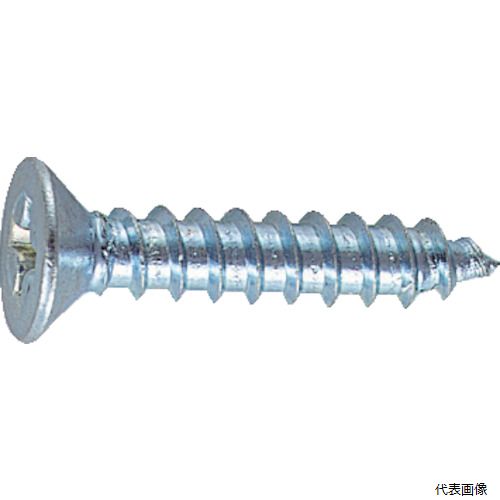 【特長】 ●皿頭形状の頭を持ち、タップやナットを使用せず下穴だけで締結ができる薄板鋼板用のねじです。 ●環境負荷の少ない三価クロメート品です。 【仕様】 ●寸法(mm)d：M5 ●寸法(mm)L：16 ●頭部径(mm)：10 ●パッケージ：...