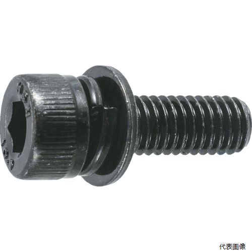【特長】 ●環境負荷の少ない三価クロメート品です。 【仕様】 ●寸法(mm)d：M4 ●寸法(mm)L：15 ●ねじピッチ(mm)：0.7 ●強度区分：10.9 ●表面処理：三価クロメート（黒） ●パッケージ：ボルトンパック（ブリスター） ...
