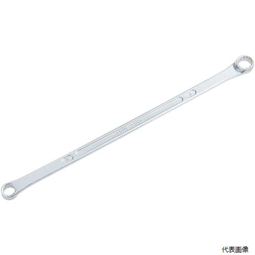 【特長】 ●全長が長いので小さな力で締め付け・緩め作業ができます。 ●めがね部は12角です。 【用途】 ●六角ボルト・ナットの締め付け・緩め作業。 【仕様】 ●対辺寸法(mm)：12×14 ●全長(mm)：330 【材質／仕上】 ●構造用鋼...