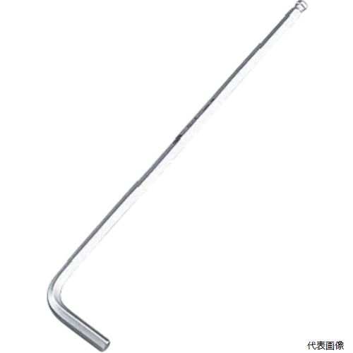 【特長】 ●高トルク、耐久力、耐摩耗性を高める特殊合金鋼を採用しました。 ●ボールポイント加工で、斜め作業の早回し、仮締めが可能です。 ●ロングタイプです。 【用途】 ●六角穴付ボルトの締め付け、緩め作業。 【仕様】 ●対辺寸法(mm)：2...