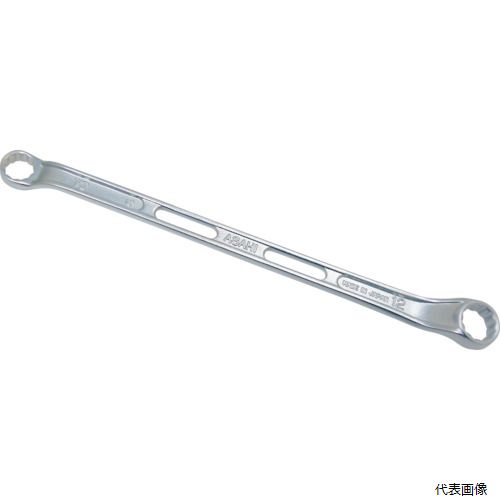 【特長】 ●材質は特殊鋼で、クロムメッキ処理です。 ●JIS規格品です。 ●当社比で10〜20%以上軽量化した工具です。 【用途】 ●障害物がある所のねじの締結作業。 ●狭い所でのねじの締結作業。 【仕様】 ●対辺寸法(mm)：12×14 ...