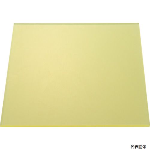 【特長】 ●エンボス加工、V曲げ加工、U曲げ加工、しぼり加工に適しています。 【用途】 ●治具部品として。 【仕様】 ●色：黄 ●厚さ(mm)：10 ●幅(mm)：500 ●長さ(mm)：500 ●使用温度範囲(℃)：-5〜70 ●硬度(シ...