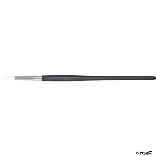 【特長】 ●速乾性塗料に対応、線引きに適します。 【用途】 ●細部の塗装。 ●細部のほこり払い。 ●接着剤などの塗布。 【仕様】 ●規格：12号 ●全長(mm)：256 ●金具幅(mm)：8 ●毛材：化繊 ●パック入数(本)：1 【材質／仕...