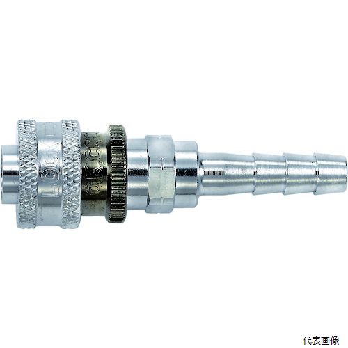 【特長】 ●ガス溶断用専用カプラジョイントです。 ●溶断用酸素・アセチレン調整器や切断器に取り付けられます。 ●二重安全ロック方式です。 ●ワンタッチロック方式です。 ●二重安全シール機構です。 【仕様】 ●適合流体：酸素 ●接続サイズ：φ...