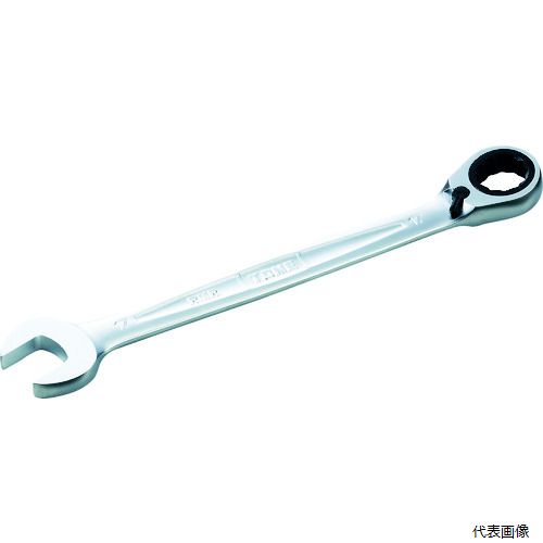 【特長】 ●切り替えレバーにより容易に正逆の切り替えが可能です。 ●ラチェットめがね側は13°オフセットです。 ●レバーはヘッドの厚みから突き出していないため邪魔にならず誤作動もおきません。 ●12角部のCリングによりスタッドボルトなどのナ...