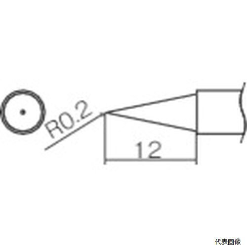 【仕様】 ●適合機種：FM-2027・FM-2028 ●コテ先名称：BL型 ●鉛フリーはんだ対応 ●適合ステーション本体：FX-950・FX-951・FX-952・FM-203・FM-206 ●ヒーター一体型 【入数】 ●1本 他のサイズは...