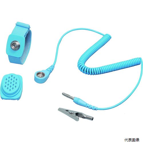 【特長】 ●コードレス、グランドコード付どちらも使用できます。 【用途】 ●半導体工場での静電気除去。（製造・検査） 【仕様】 ●コード有効長(m)：1.8 ●コイル部長さ(cm)：16 ●色：ブルー ●コード有無：有 ●グランドコード長さ...