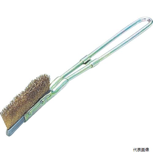 【特長】 ●工具箱に収まるサイズで軽作業向きです。 ●幅が狭いので細かな作業に適しています。 ●6種類の材質をそろえ、あらゆるメンテナンス作業に使用できます。 ●ブラシ部分を交換できる別売り（品番：TB2034S10）のスペアも用意していま...