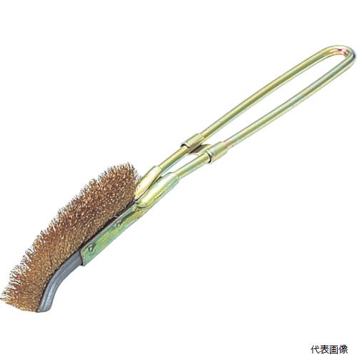 【特長】 ●工具箱に収まるサイズで軽作業向きです。 ●6種類の材質をそろえ、あらゆるメンテナンス作業に使用できます。 ●先端が曲がっているので、コーナーなど洗浄しにくいところにも使用できます。 ●ブラシ部分を交換できる別売り（品番：TB20...