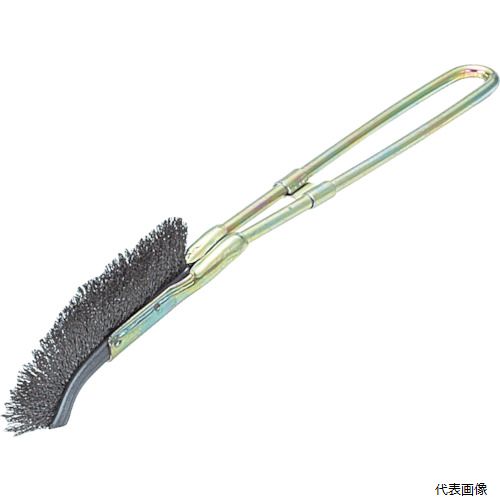 【特長】 ●工具箱に収まるサイズで軽作業向きです。 ●6種類の材質をそろえ、あらゆるメンテナンス作業に使用できます。 ●先端が曲がっているので、コーナーなど洗浄しにくいところにも使用できます。 ●ブラシ部分を交換できる別売り（品番：TB20...
