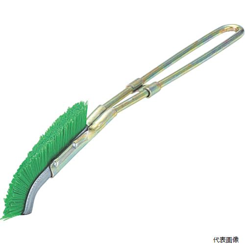 【特長】 ●工具箱に収まるサイズで軽作業向きです。 ●6種類の材質をそろえ、あらゆるメンテナンス作業に使用できます。 ●先端が曲がっているので、コーナーなど洗浄しにくいところにも使用できます。 ●ブラシ部分を交換できる別売り（品番：TB20...
