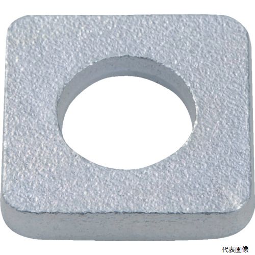 【特長】 ●Cチャンネル用鋼材に使用し、使用されるおねじが相手材と平行に使用されるため5度の角度がついています。 ●環境負荷の少ない三価クロメート品です。 【仕様】 ●呼び径：M8(5/16) ●外径(mm)：22 ●内径(mm)：9 ●厚...