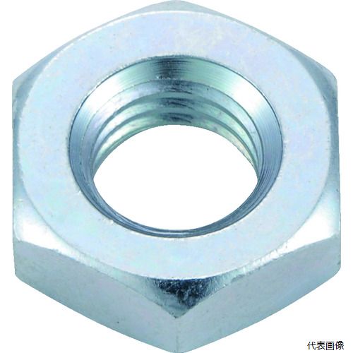 【特長】 ●環境負荷の少ない三価クロメート品です。 【仕様】 ●呼び径：M3×0.50 ●二面幅寸法(mm)：5.5 ●高さ(mm)：1.8 ●強度区分：4T(適合ボルト強度区分：3.6・4.6・4.8) ●ナット種類：3種ナット ●寸法(...