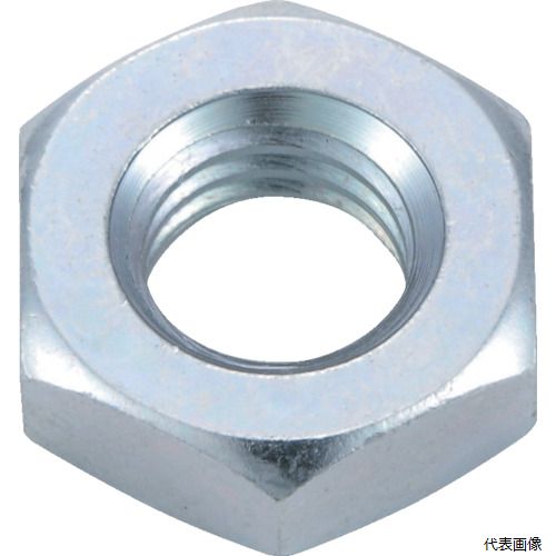 【特長】 ●環境負荷の少ない三価クロメート品です。 【仕様】 ●呼び径：M5×0.80 ●二面幅寸法(mm)：8 ●高さ(mm)：3.2 ●強度区分：4T(適合ボルト強度区分：3.6・4.6・4.8) ●ナット種類：3種ナット ●寸法(mm...