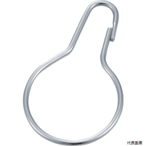 【特長】 ●細径のばね材なので、開閉が簡単で、手軽にできます。 ●カーテンの上部金具として使用できます。 【用途】 ●パイプなどに通してカーテンを吊るすのに使用。 ●ステンレス製なので特にシャワーカーテンに適しています。 【仕様】 ●使用荷...