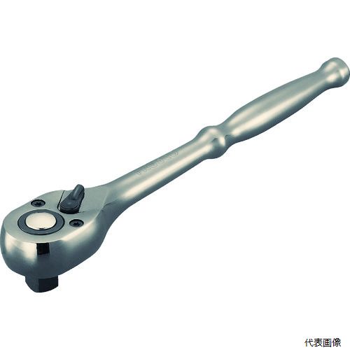 【特長】 ●プッシュボタン機能付なので、ソケットの着脱が簡単です。 ●スタンダードタイプです。 ●ノンクロムメッキ（ニッケルメッキ）で、環境に優しいです。（ボールの表面処理は六価クロムメッキ） ●ハンドル部がストレート形状なので力が入りやす...