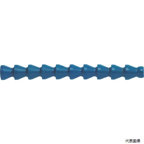 【特長】 ●機械的強度、耐疲労性、寸法安定性、耐油、耐薬品性に優れています。 【用途】 ●金属加工時の個所の冷却や切削油の給油、給水用ホースとして。 【仕様】 ●呼びサイズ：1/2 ●長さ(m)：1.5 ●リンク：62 ●使用温度範囲：-3...