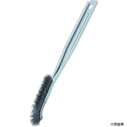 【特長】 ●従来のチャンネルブラシに比べてハンドルが持ちやすく、長時間使用しても指が痛くなりにくいです。 ●ハンドル部分には環境適応物質のメッキ処理をしています。 ●柄の後ろの部分がヘラの形状になっているので、こびりついた汚れを落とすのに適...