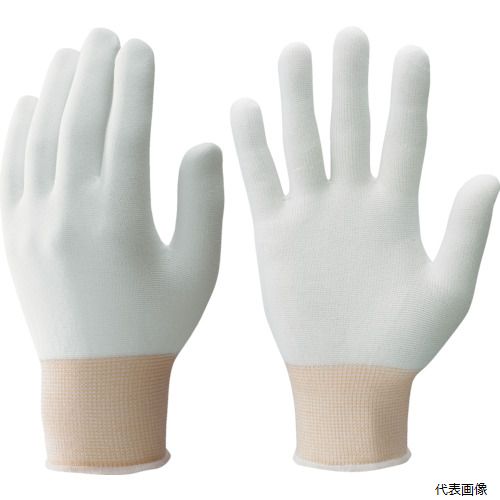 【特長】 ●長繊維を使用した、ホコリや糸くずの発生しにくい低発じん性手袋です。 【用途】 ●精密機械工業の部品の組立・検査に。 【仕様】 ●色：ホワイト ●サイズ：M ●全長(cm)：18.0 ●手のひら周り(cm)：17.0 ●中指長さ(...