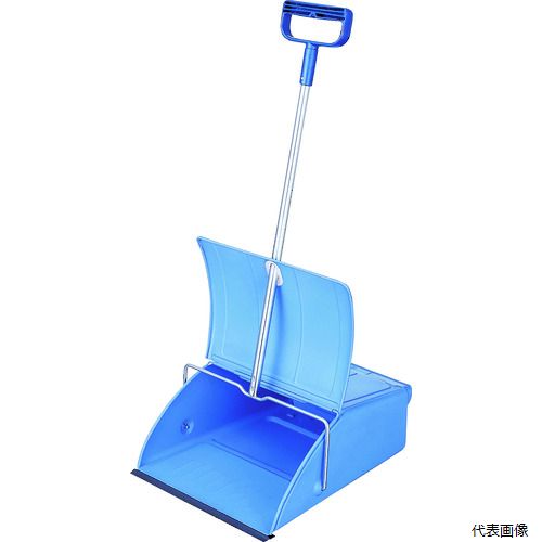 【特長】 ●先端はゴムが付いているので細かいゴミもきれいに回収できます。 ●チリトリの底部にガードが付いているので、引きずりなどのハードな使用条件でも長持ちします。 【仕様】 ●色：ブルー ●幅(mm)：277 ●奥行(mm)：316 ●高...