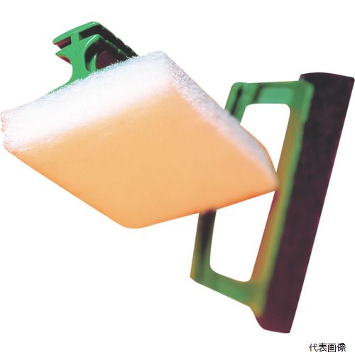 【特長】 ●軽くて、作業しやすい手作業用プラスチック製ホルダです。 ●パッドとホルダは接着されており、交換はできません。 ●色：黒 ●縦(mm)：95 ●横(mm)：150 ●厚さ(mm)：62 ●タイプ：大理石床/コンクリート/リノニウム...