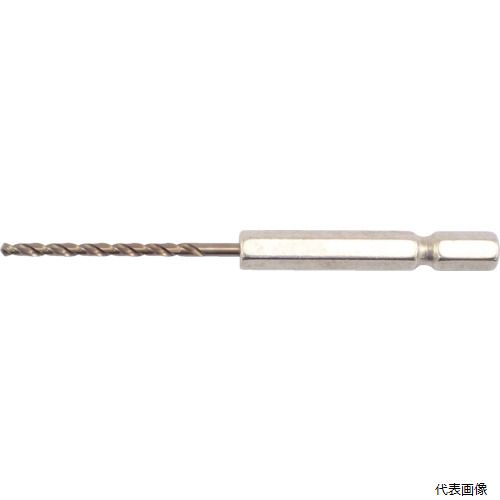 【特長】 ●充電インパクトドライバーにワンタッチで着脱が可能です。 ●ドリル先端にクロスシンニング加工を施してあります。 【用途】 ●被削材：ステンレス。 【仕様】 ●刃径(mm)：2.0 ●溝長(mm)：29 ●全長(mm)：80 ●シャ...