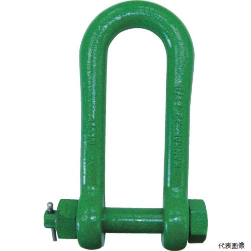 【特長】 ●使用荷重が他社製品に比べ大幅にアップしています。 【用途】 ●荷役作業。 ●基本使用荷重(t)：5.0 ●寸法(mm)B：50 ●寸法(mm)t：19 ●寸法(mm)d3：20 ●寸法(mm)D：44 ●寸法(mm)L：200 ...